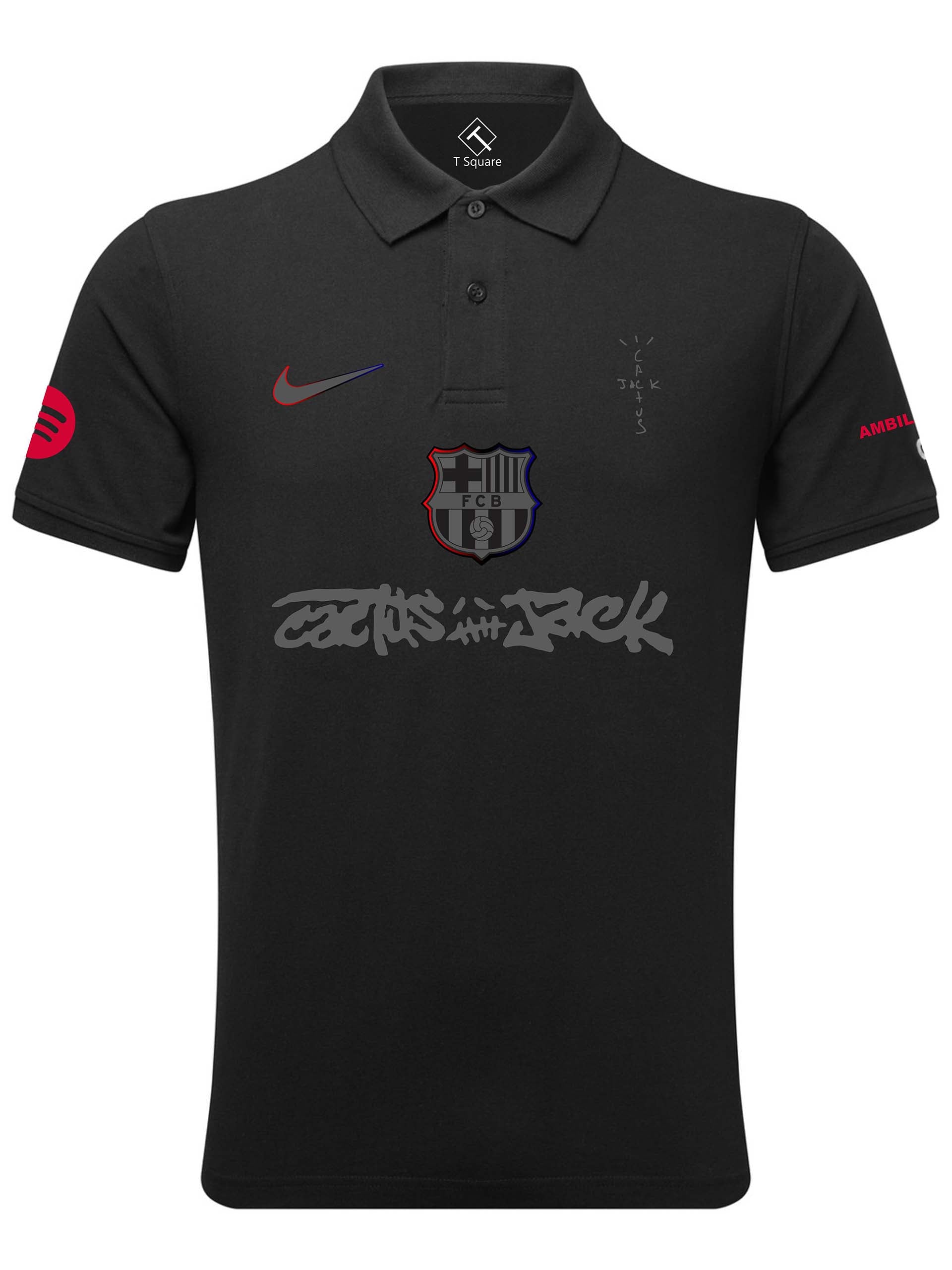 FCB travis scott Premium Polo – T-Square