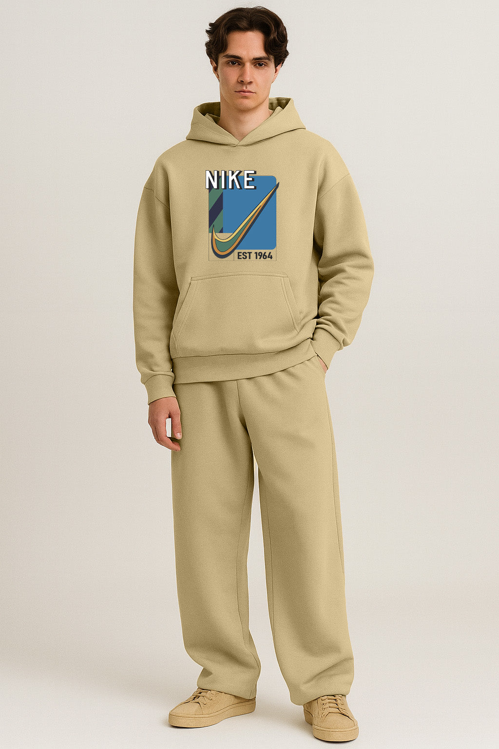 NIKE-EST 1964 FLEECE HOODIE WITH RELAXED BOOTCUT TROUSER OPTION – T-Square